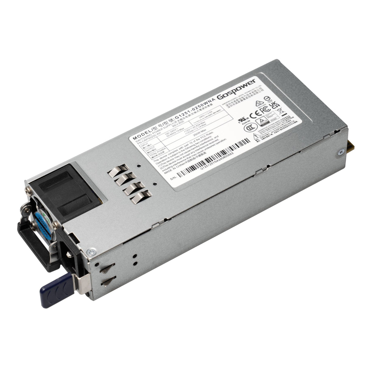 MikroTik Hot Swap Power Supply for CRS812-8DS-2DQ-2DDQ-RM [G1251-0250W ...