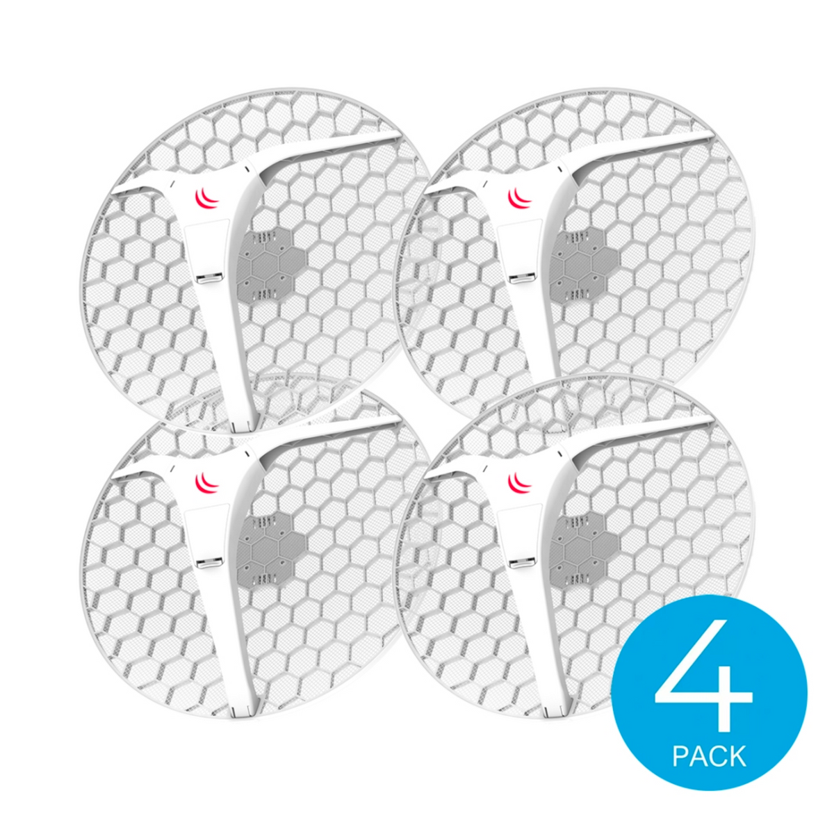 MikroTik LHG Light Head Grid 5Ghz 27dBi Extra Large Long Range 4Pack I ...