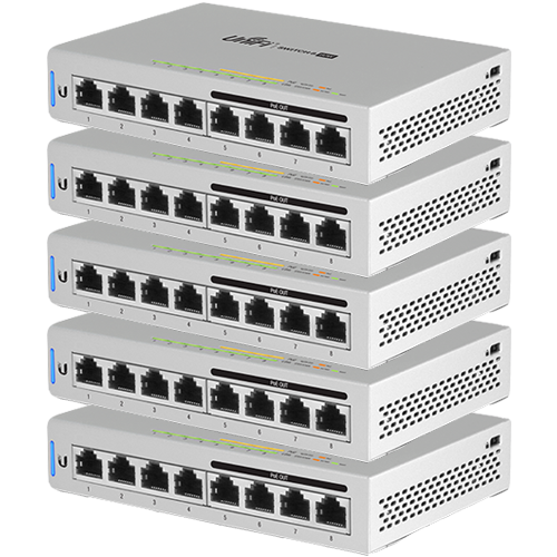 Ubiquiti Switch 8 PoE (60W) (5-Pack) [US-8-60W-5] — Baltic Networks