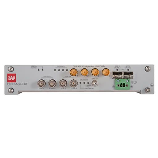 SAF Tehnika PhoeniX C IDU ASI Extension Module 4xBNC 2xSFP w/Timing Sy ...