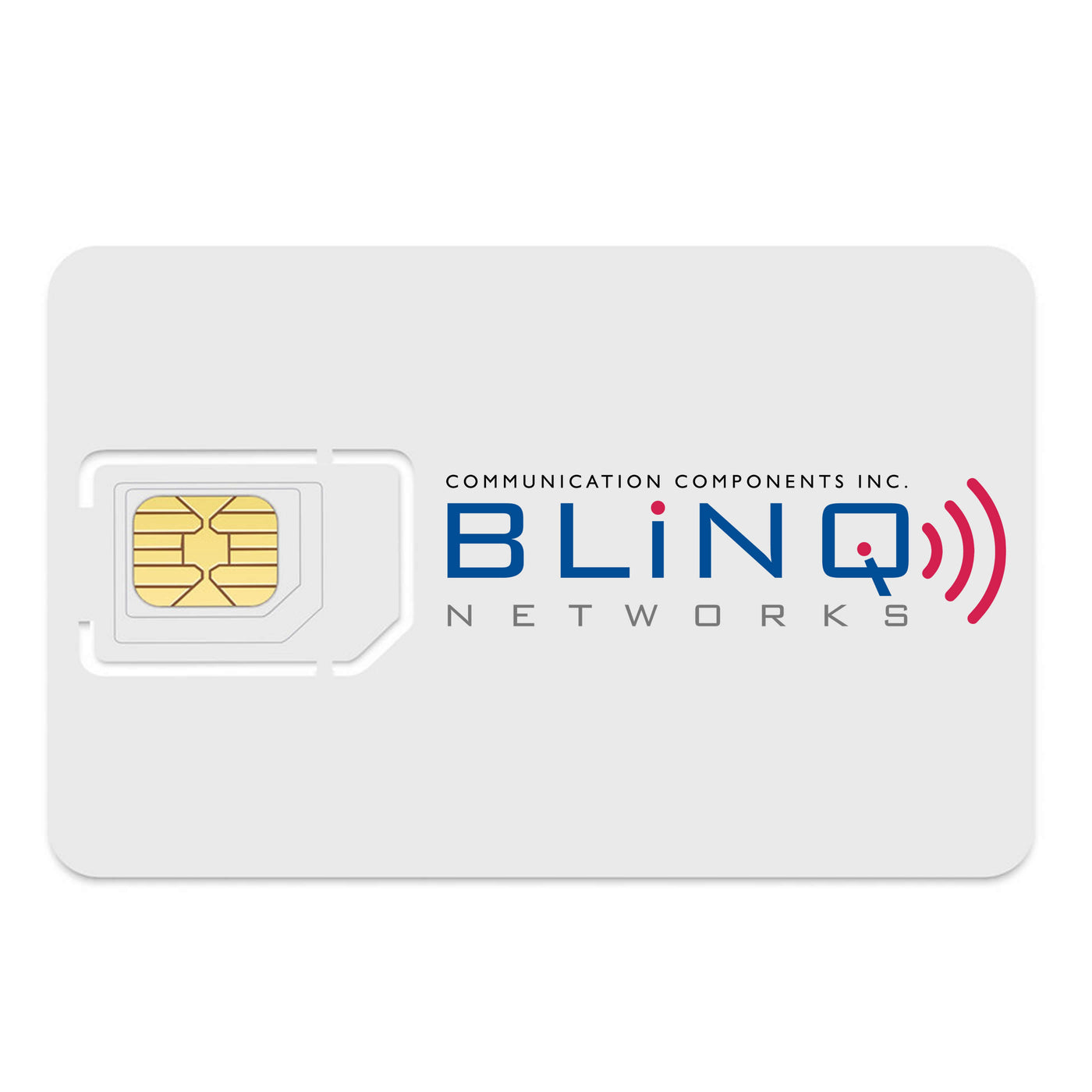 BLiNQ Networks Custom Programmed SIM Card for CPE Non-roaming 100-Pack ...